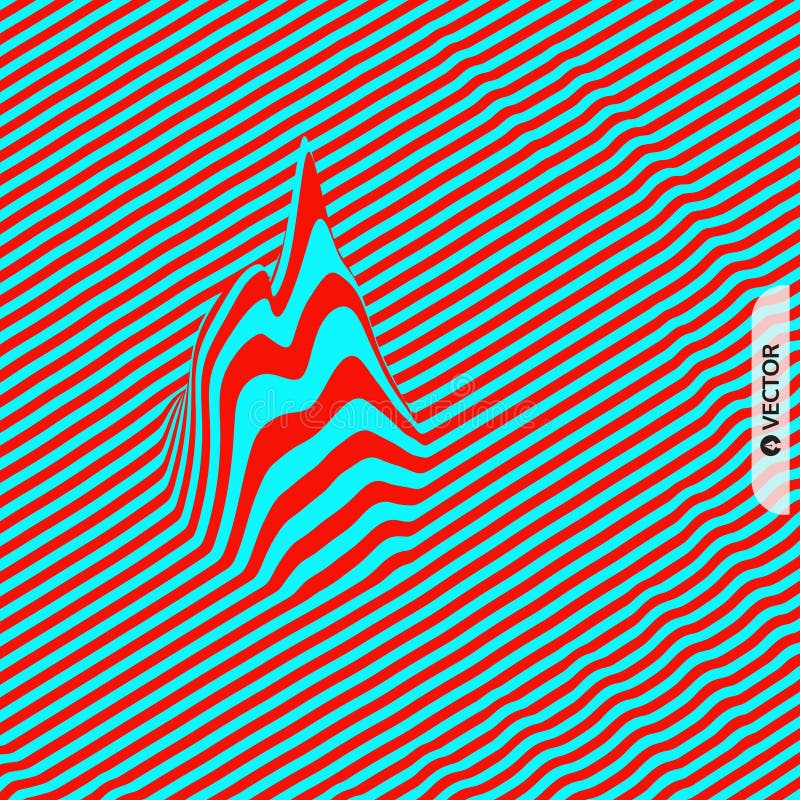 Glitch Abstract Background. Distortion Effect, Bug And Error. Optical ...