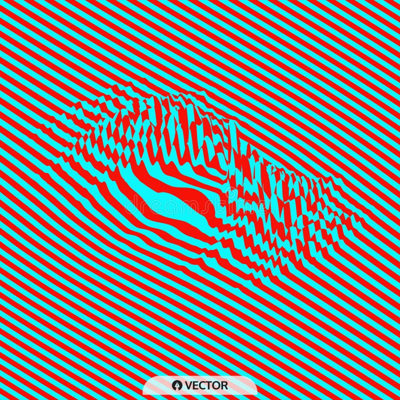 Glitch Abstract Background. Distortion Effect, Bug and Error. Optical ...