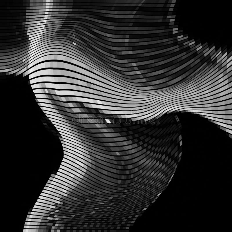 Black Glitch Abstract Background Stock Illustration - Illustration of ...