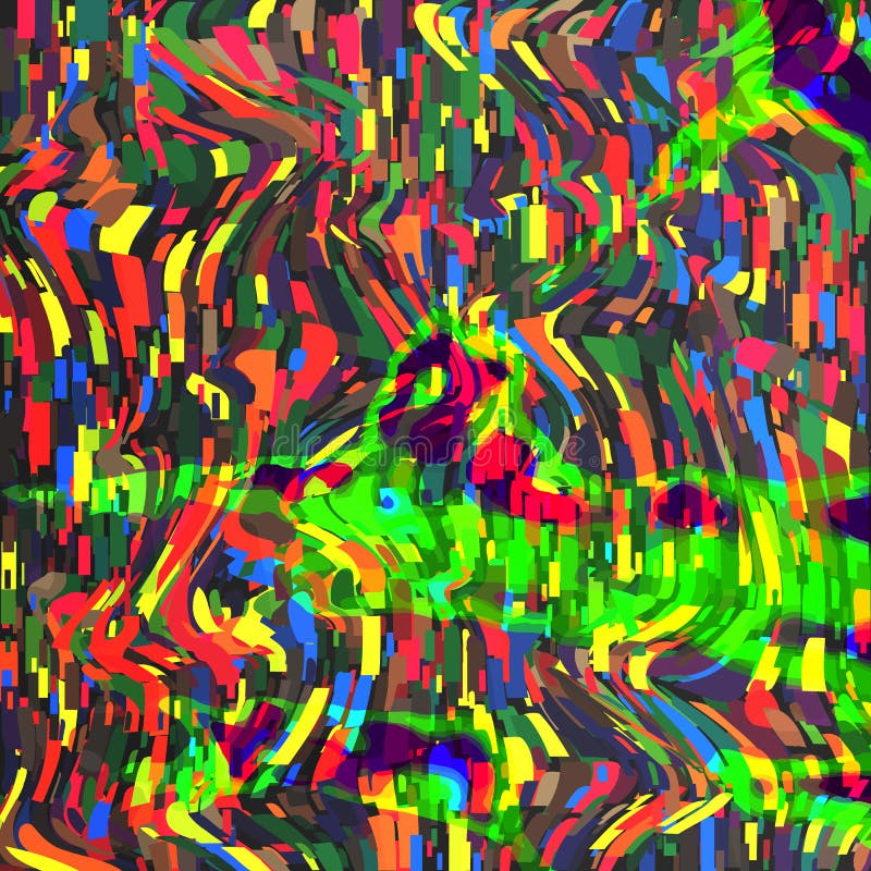 Glitch Abstract Background stock illustration. Illustration of ...