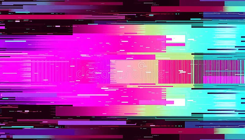 Glitch Art Abstract Digital, Modern Texture, Distorted Design, Creative ...