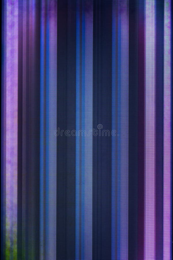 Glitch Screen Effect of Broken LCD Display Stock Photo - Image of code ...