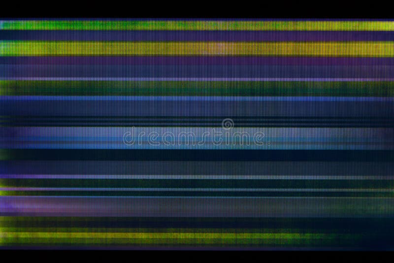 Glitch Background of Broken LCD Display Stock Image - Image of glitch ...