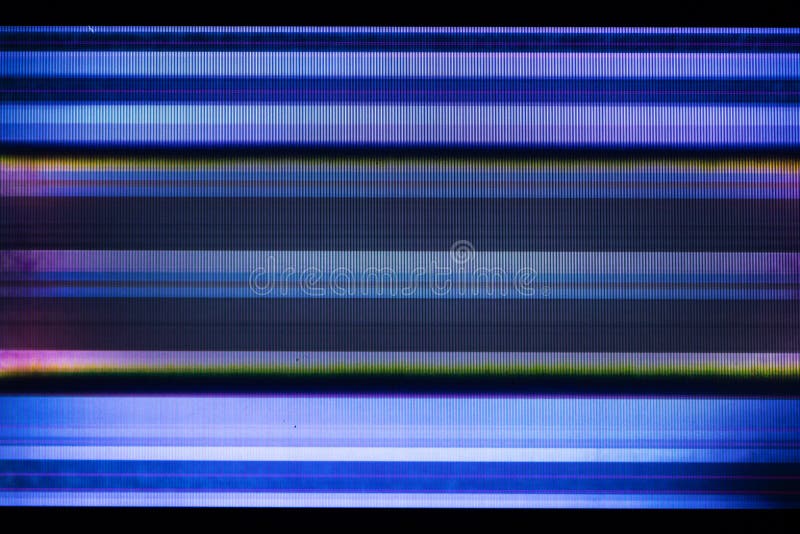 Glitch Background Of Broken LCD Display Stock Image - Image of ...