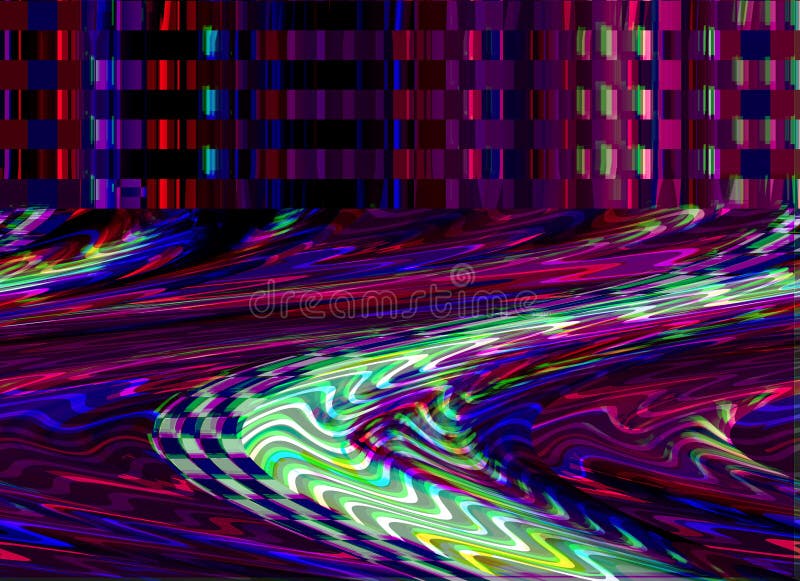 Glitch Background Computer Screen Error Digital Pixel Noise Abstract ...