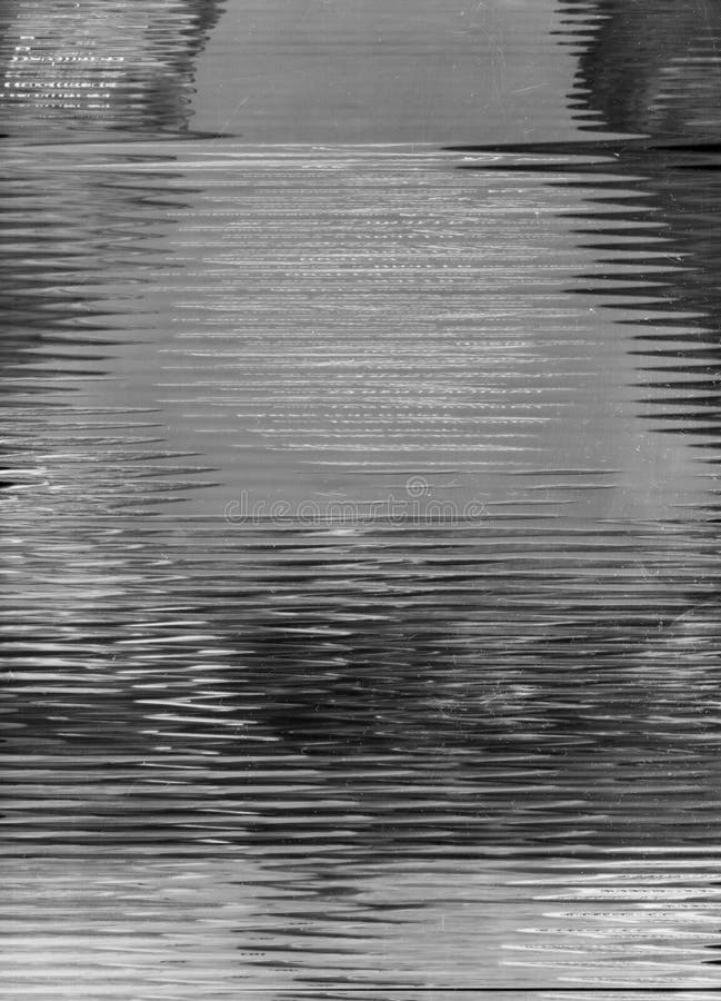 Glitch Background Digital Distortion Black White Stock Illustration ...
