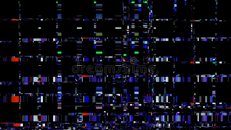 Glitch Background. Error Signal, Technical Problem. Graphic Design. 3D ...