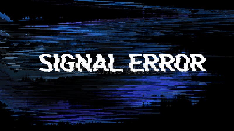 Glitch Background. System Crash. Broadcast Error. Technical Problem. 3D ...