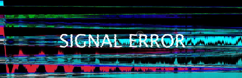 Glitch Background. System Crash. Broadcast Error. Technical Problem. 3D ...