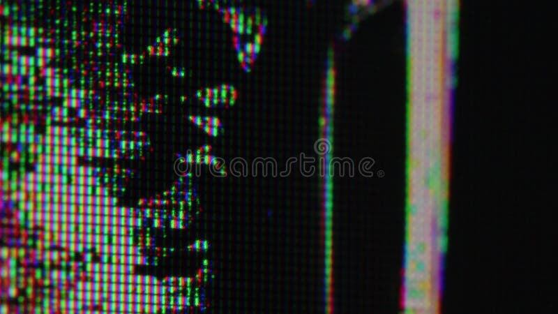 Glitch Blur Broadcasting Problem Broken Screen Stock Video - Video of ...