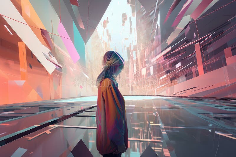 Glitch that Breaks Down the Barriers between Realities, Allowing Them ...