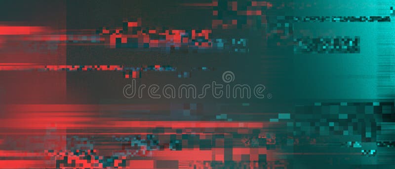 Glitch Damaged Signal Transmitting Background Stock Image - Image of ...
