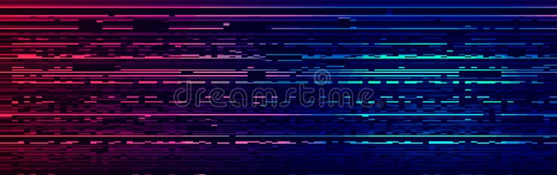 Glitch on Dark Background. Abstract Vector Digital Backdrop Stock ...