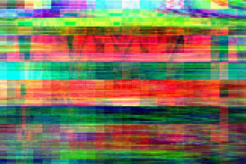 Glitch Digital Abstract Artifacts Distortion Background, Bad Display ...
