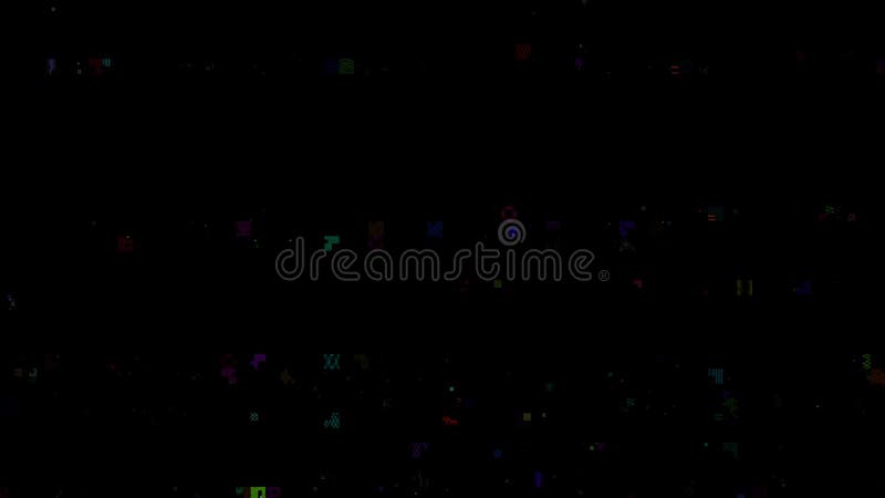 VHS Old Tv Damage Effect Animation Stock Video - Video of television ...