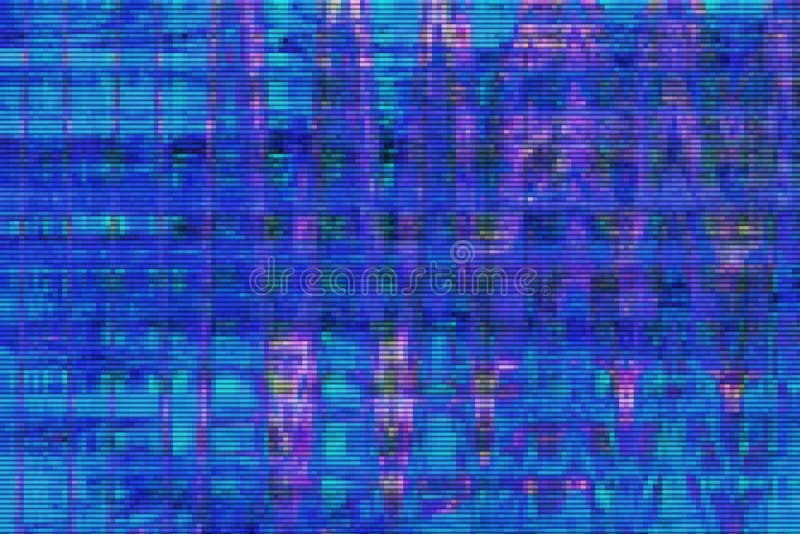 Glitch Digital Design Background Texture, Internet Stock Illustration ...