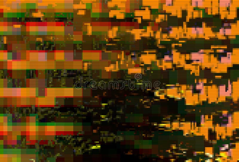 Glitch Digital Screen Pattern Abstract, Distortion Geometric Stock ...