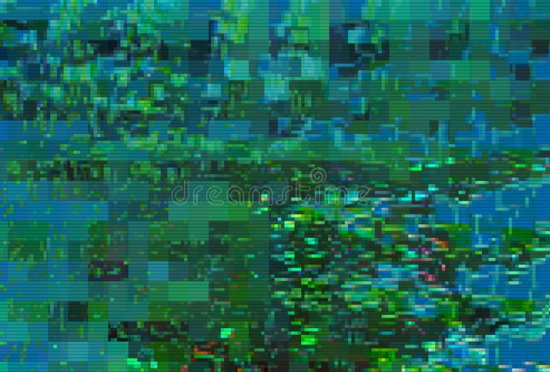 Glitch Digital Screen Pattern Abstract, Futuristic Geometric Stock ...