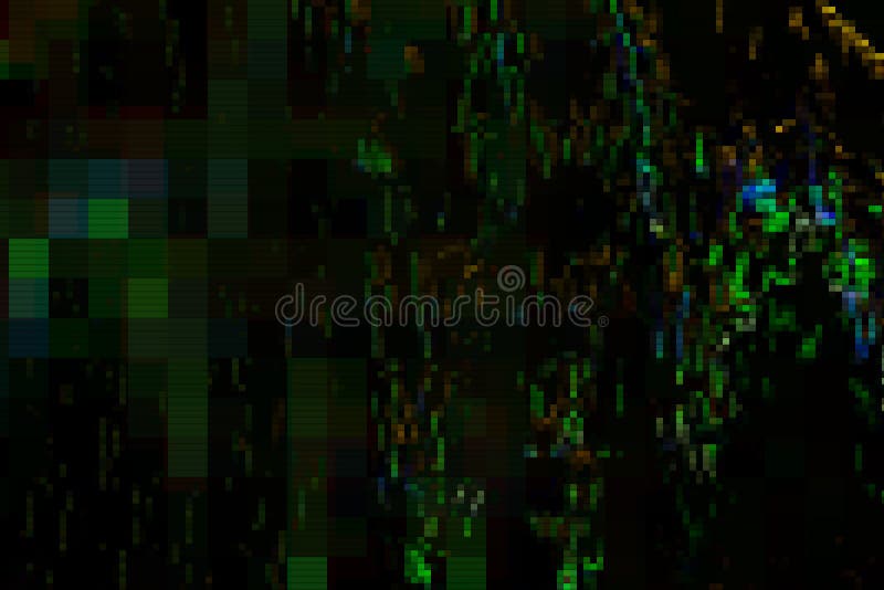 Glitch Digital Screen Pattern White, Interference Futuristic Stock ...