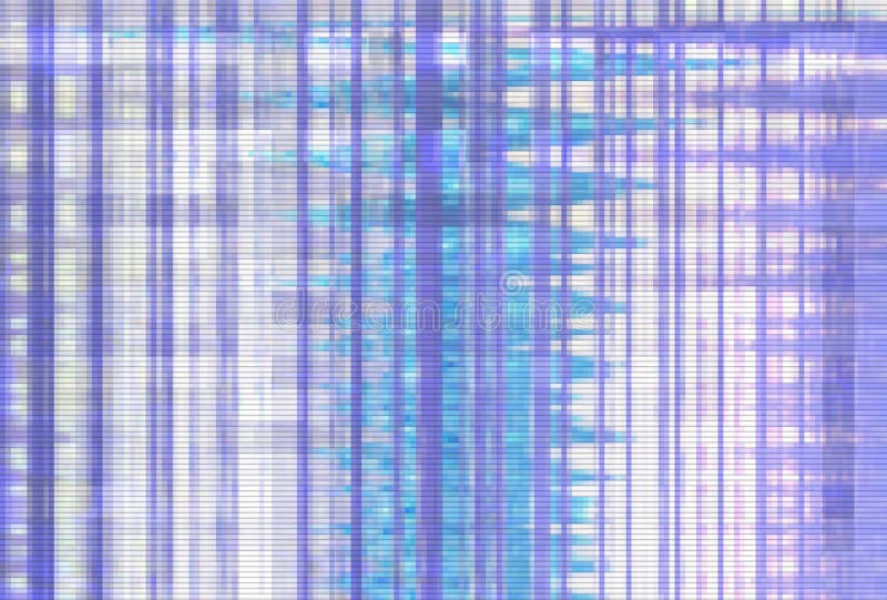 Glitch Digital Screen Pattern White, Abstract Design Stock Illustration ...