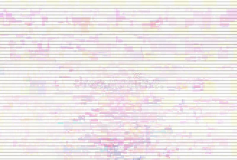 Glitch Digital Screen Pattern White, Design Interference Stock ...