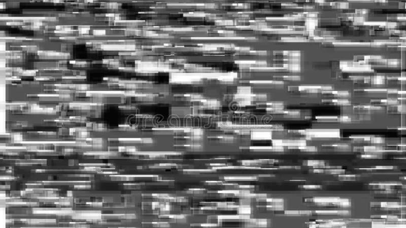 Glitch Effect of a Broken TV. Video for Visual Effects and for Use As a ...