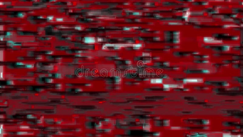 Glitch Effect of a Broken TV. Video for Visual Effects and for Use As a ...