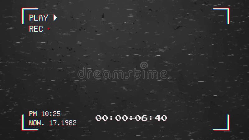 Glitch Effect Camera Concept Stock Video - Video of noisy, oldschool ...