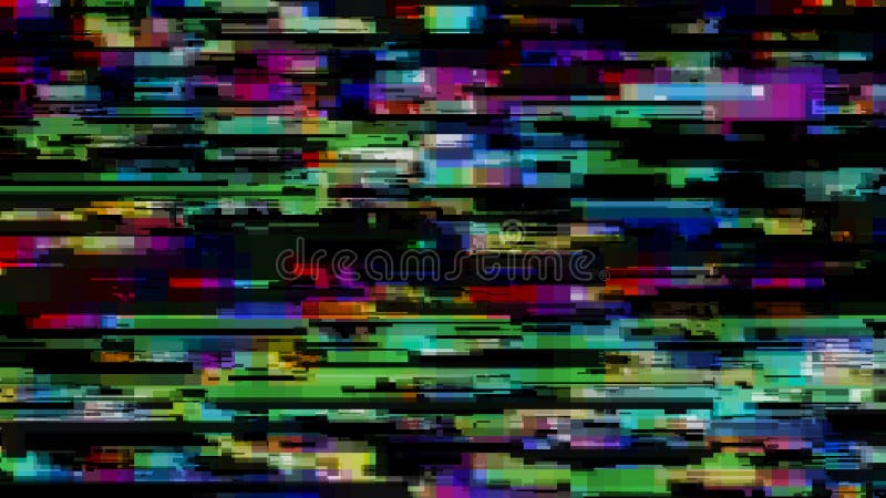 Glitch Effect. Computer Screen Error. Error Video. Abstract Digital ...