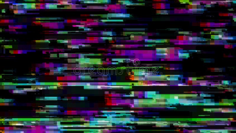 Glitch Effect. Computer Screen Error. Error Video. Abstract Digital ...