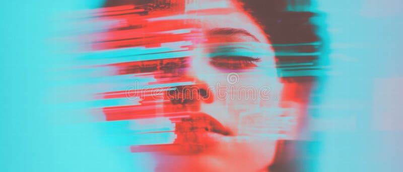 Glitch Effect Creates a Mesmerizing Digital Aesthetic with Fragmented ...