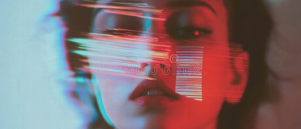 Glitch Effect Creating Vibrant Chromatic Aberration and Distortion in ...