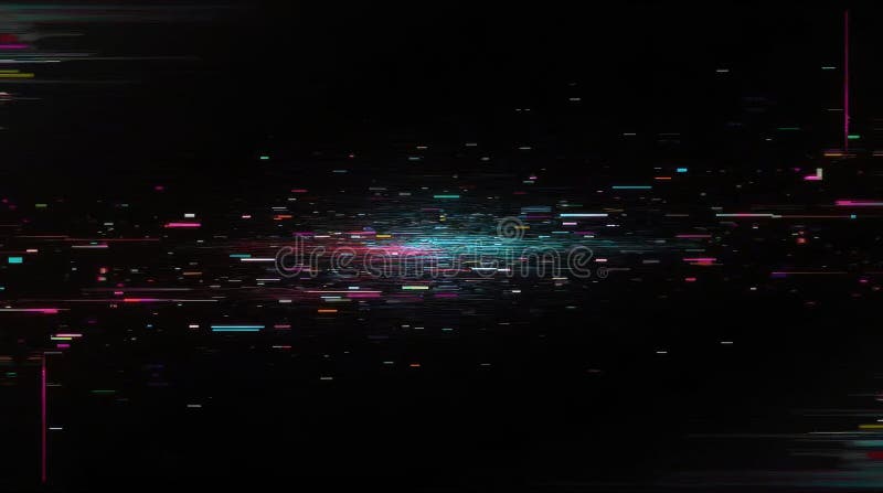 Glitch Digital Noise – Abstract Technology Distortion. Ai Generated ...