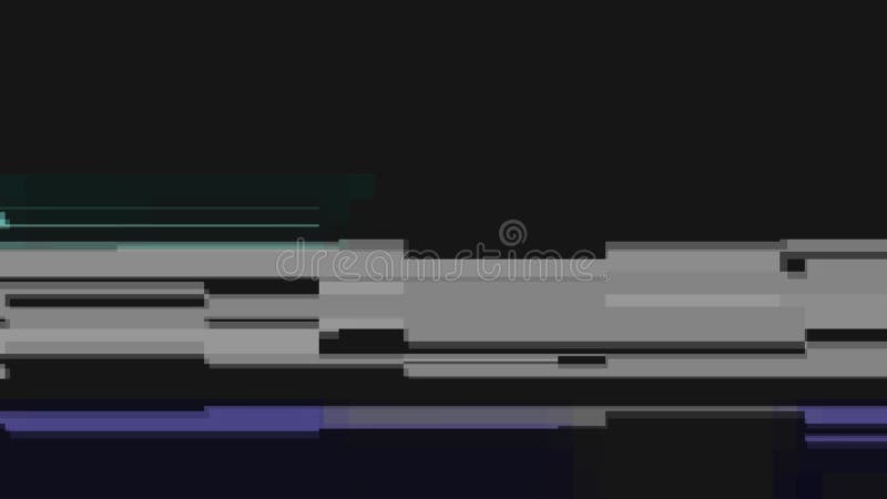 Glitch Effect Retro TV. Flashing SMPTE Color Bars with Timecode. SMPTE ...