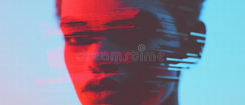 Visual Noise and Distortion Create a Striking Glitch Effect in Vibrant ...