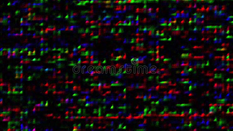 Glitch Effect and Scratches Texture. TV Screen with Glitches and Damage ...