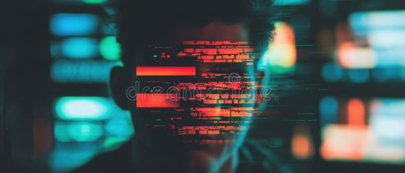 Glitch Effect Showcasing Digital Breakdown and Distortion in a ...