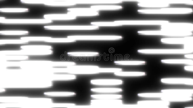 Glitch Effect with White Elements on a Dark Background. Stock Footage ...