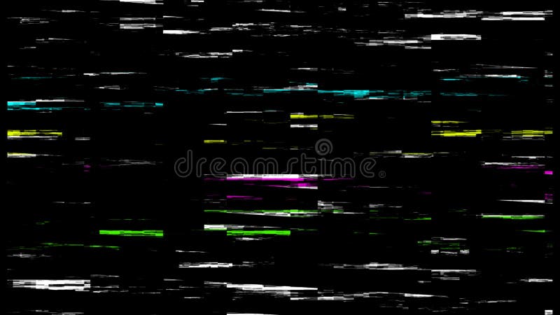 Glitch Error Concept. Colorful Digital Pixel Noise. Television Screen ...
