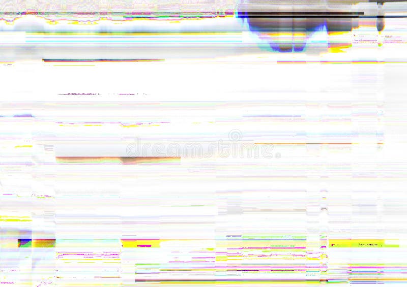 Glitch Error Video Damage Pixel Static Noise Stock Photo - Image of ...