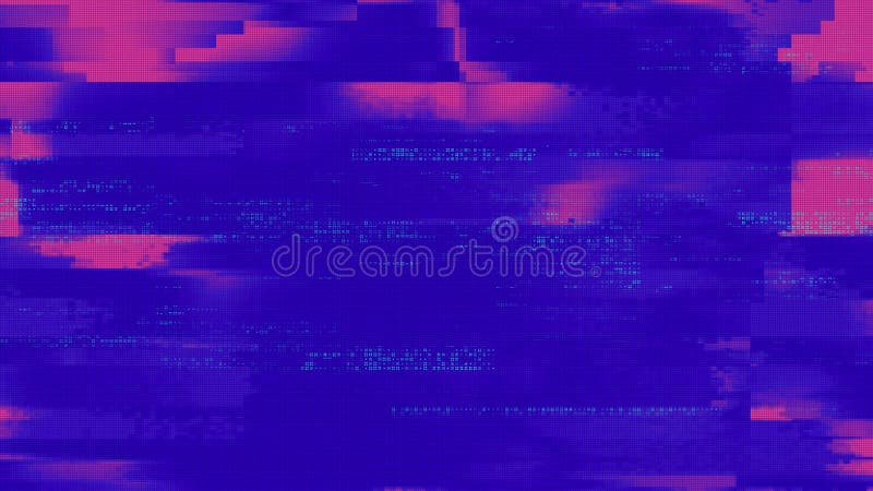 Glitch Error Video, Pixel Noise Damage Backgrounds Motion Graphics ...