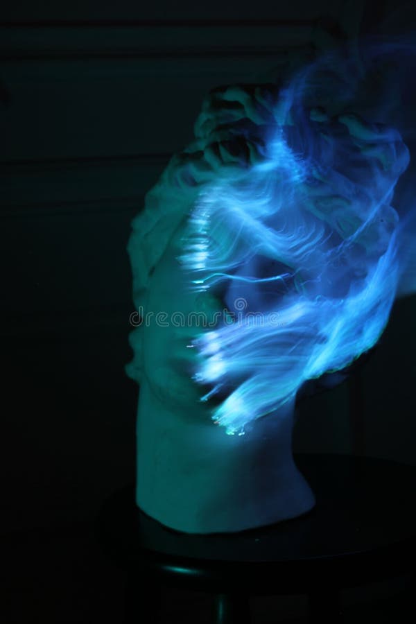 Glitch, light painting and subject