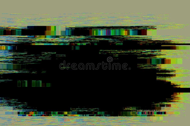 Glitch No Signal Background Pixel Noise, Digital Interference Stock ...
