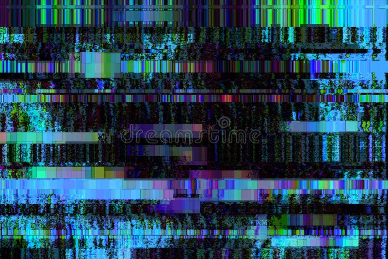 Glitch No Signal Background Pixel Noise, Distortion Analog Stock ...