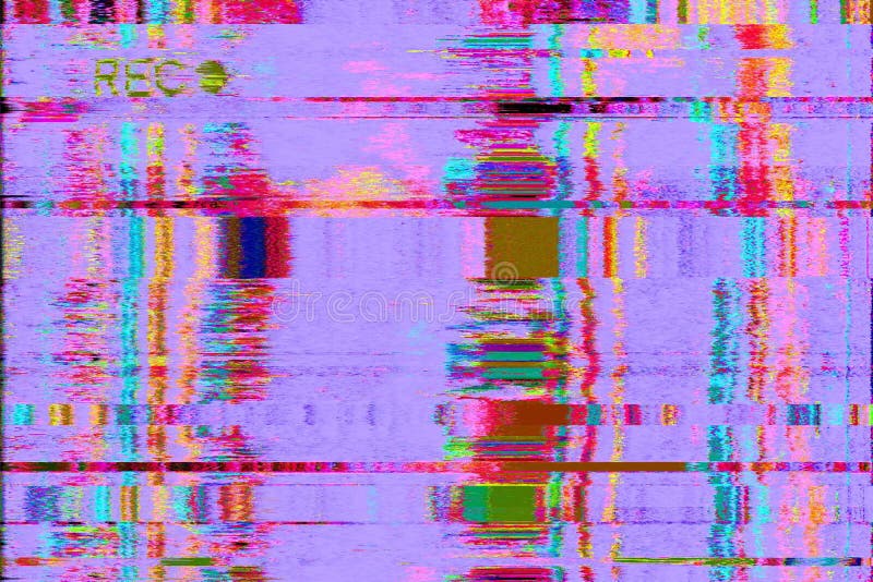 Glitch No Signal Background Pixel Noise Vhs Distortion Stock Photos ...