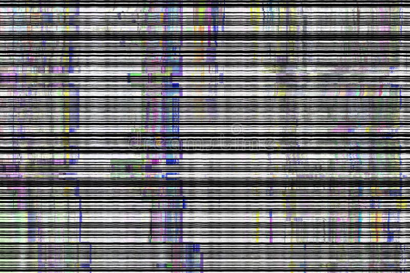 Glitch No Signal Background Pixel Noise, Distortion Texture Stock ...