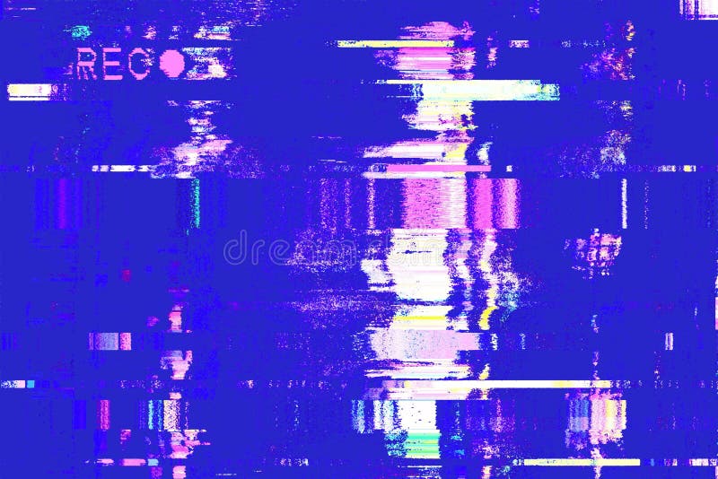 Glitch No Signal Background Pixel Noise, Interference Stock ...