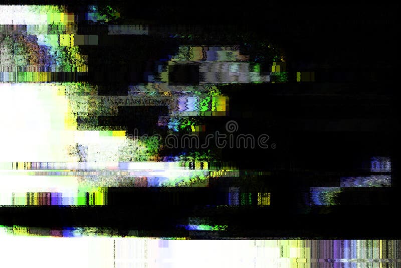Glitch No Signal Background Pixel Noise, Screen Pattern Stock ...