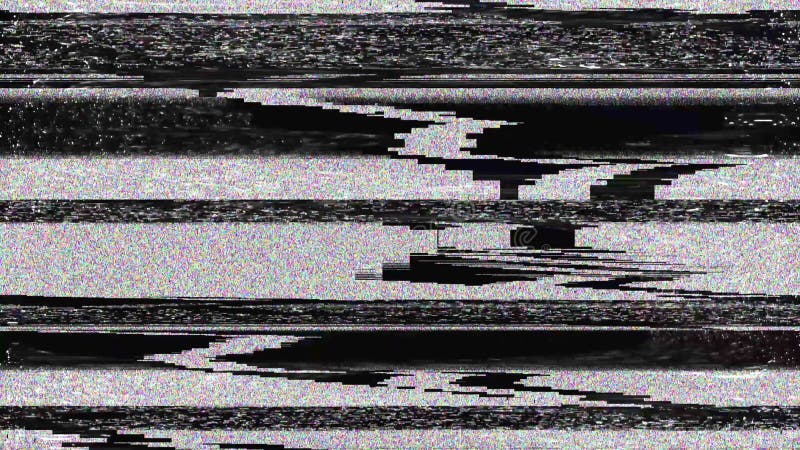 Glitch Noise Static Television VFX Visual Video Effects Stripes Loop ...