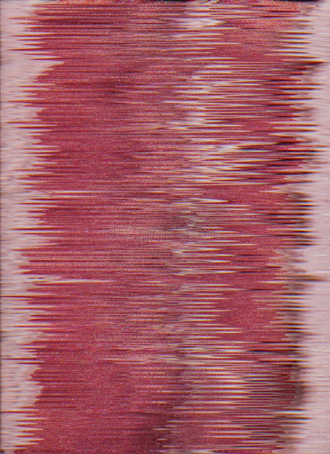 Glitch Noise Texture Analog Distortion Pink Grain Stock Illustration ...